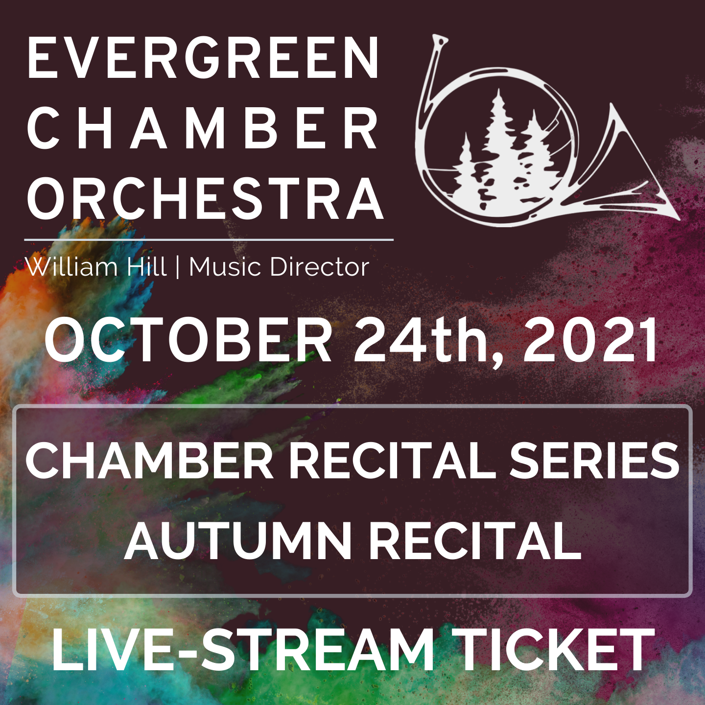 Evergreen Chamber Orchestra - Autumn Chamber Recital Live-Stream