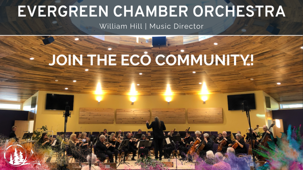 2022-2023 Season Newsletter Promotion - Evergreen Chamber Orchestra