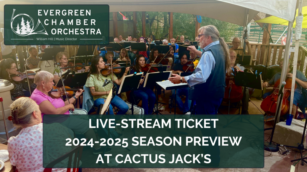 Virtual Ticket - 2024-2025 Season Preview Concert at Cactus Jack's ...