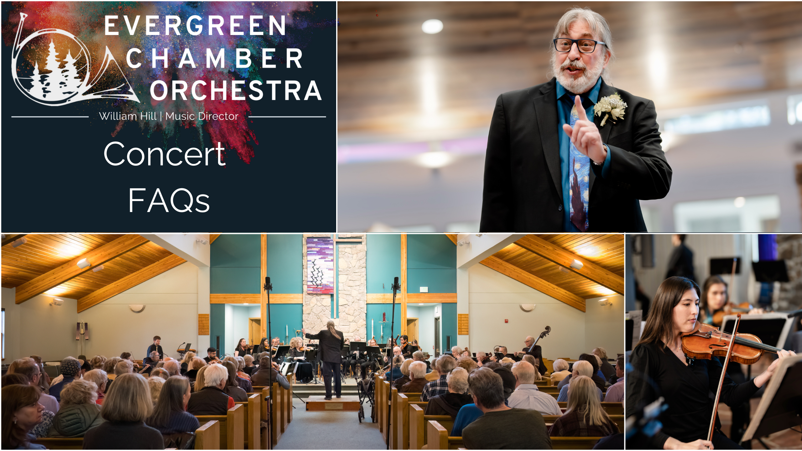 Concert FAQ - Evergreen Chamber Orchestra